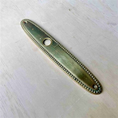 European Brass Backplates Historic House Salvage