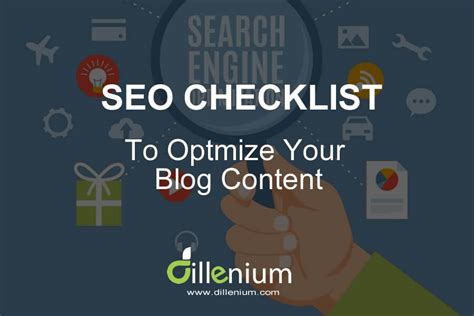 SEO Checklist Infographic To Optimize Your Blog Content Update