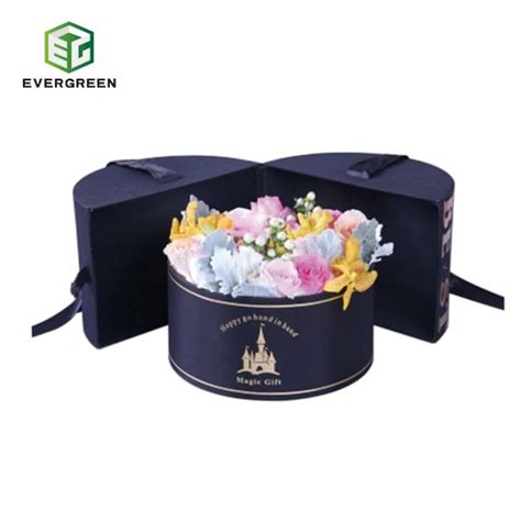 China Customized Round Flower T Nested Cardboard Boxes Manufacturers