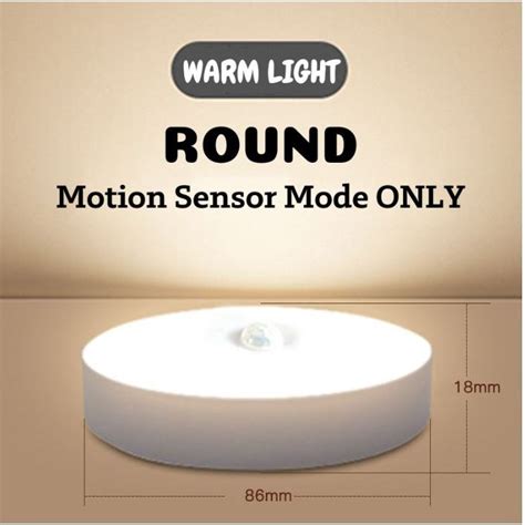 Motion Detect Led Light Sensor Usb Rechargeable Led Light Bedroom Night Light Cabinet Light
