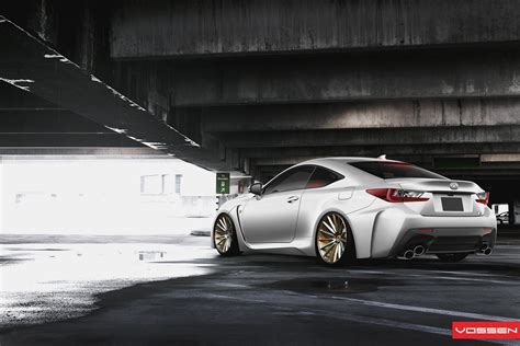 Stanced Lexus RC F Gets Forged Custom Wheels By Vossen Custom Wheels