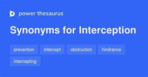 Interception Synonyms 335 Similar Words And Phrases