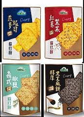 統一生機蘇打餅系列 燕麥起司 紅藜紫菜 義式椒鹽 醇厚黑芝麻