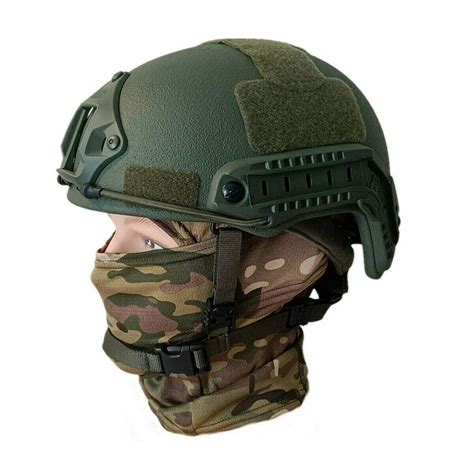 kask niemiecki wojskowyhełm żołnierza poziomu IIIAhełmy balistyczne taktyczne fastZielony
