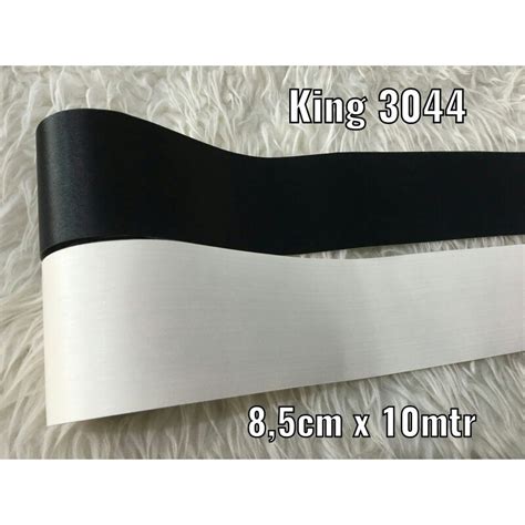 Jual Wallpaper Border List Dinding Polos Hitam Putih Pembatas Dinding
