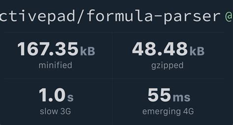 Reactivepadformula Parser Bundlephobia