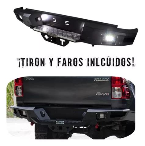 Defensa Trasera Hamer Toyota Hilux 2021 2023 Con Tiron En Venta En