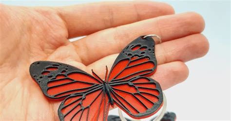 Butterfly Keychain By Selek3d Download Free Stl Model