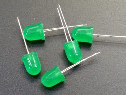 LED Green Mm Diffused General Purpose Pack ProtoSupplies