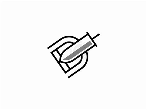 Letter D Sword Logo Branition