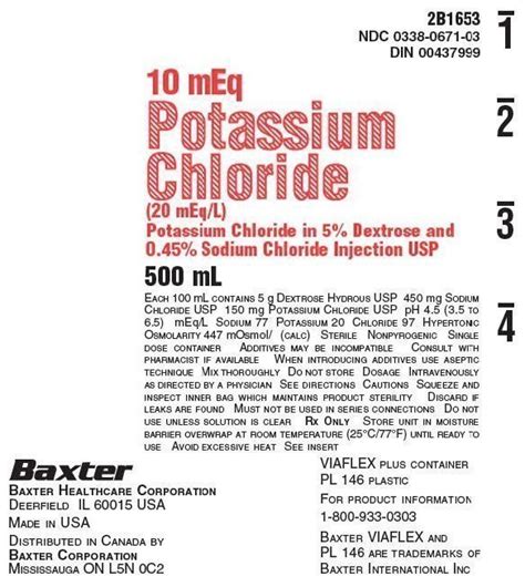 Potassium Chloride In Dextrose And Sodium Chloride Fda Prescribing