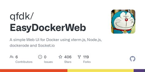 github qfdk easydockerweb a simple web ui for docker using xterm js