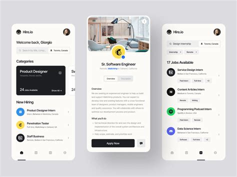 Hiring Mobile App Mobile App App Design Ui Design Trends
