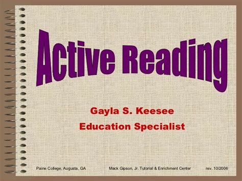 Active Reading Sq R Reading Strategies Reading Study Skills