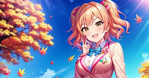 女の子 デレステ 城ケ崎美嘉と紅葉 ボロボロのイラスト Pixiv