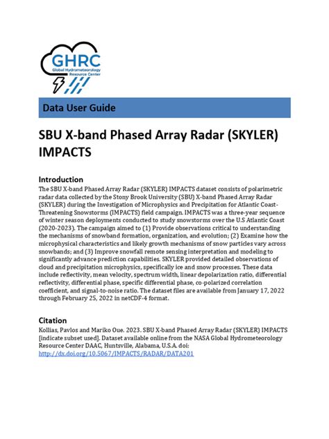 sbu x band phased array radar skyler impacts pdf radar wireless