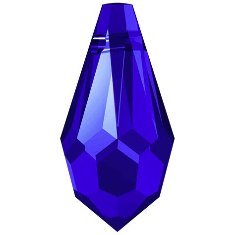 Swarovski Pendants Teardrop Majestic Blue — Bluestreak Crystals
