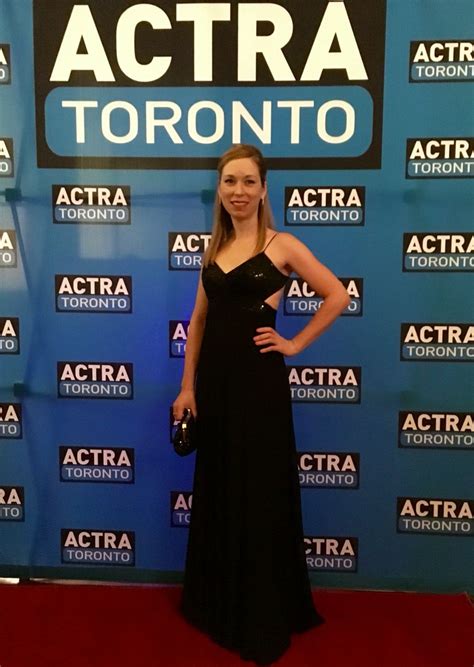 Cyndy Day Toronto Actra Awards 2016 One Shoulder Formal Dress