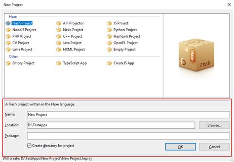 Create Custom Project Template In Haxedevelop Ide Haxe Community