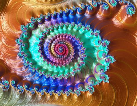 Fractal Spiral Jigsaw Puzzle In Fractals Puzzles On Thejigsawpuzzles