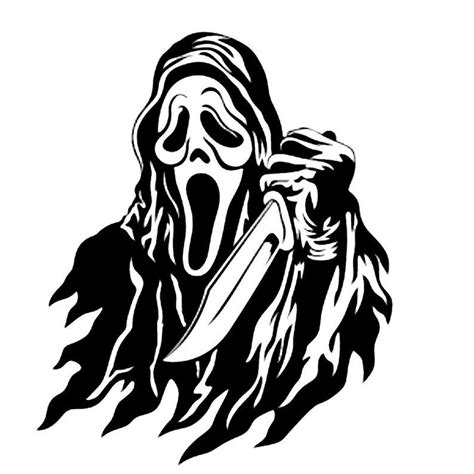 Ghost Face Svg Scream Halloween Etsy Ghost Faces Scream Halloween Horror
