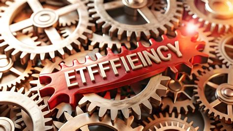 Efficiency Concept 3d Vector Of Interlocking Gears Symbolizing Operational Management