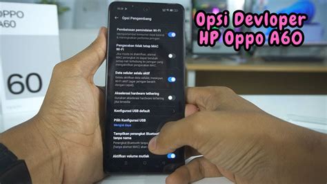 Cara Mengaktifkan Mode Pengembang HP Oppo A YouTube