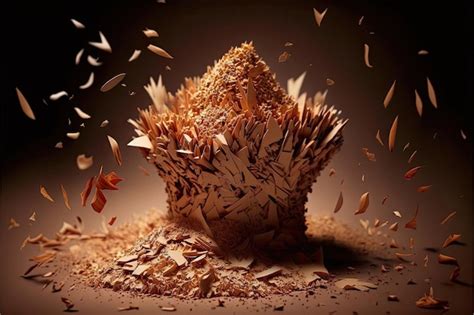 Premium Photo Pencil Shavings