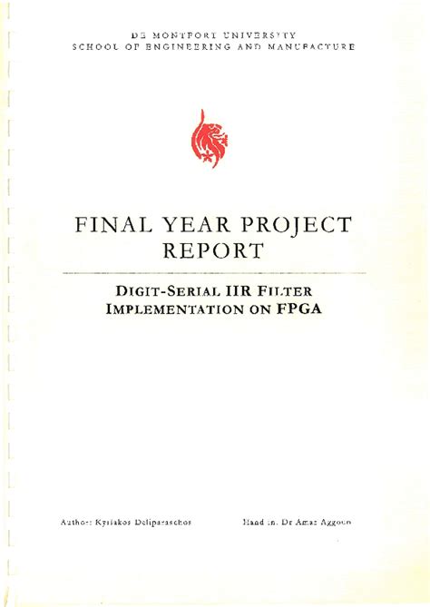 pdf digit serial iir filter implementation on fpga