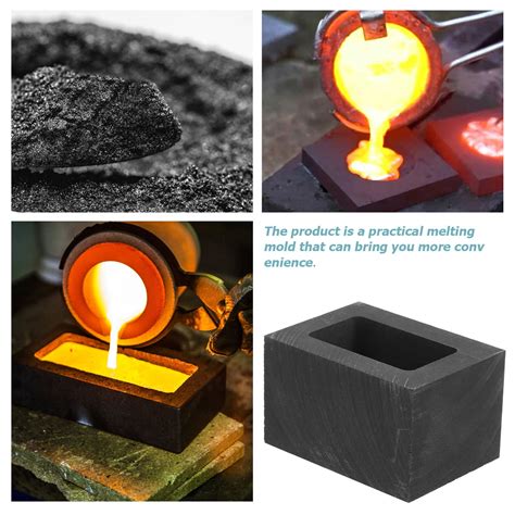 Ptootp High Density Graphite Mold For Refining Metals Plated Silver