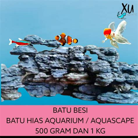 Jual Batu Hias Aquarium Aquascape Batu Besi Iron Stone Batu Suiseki