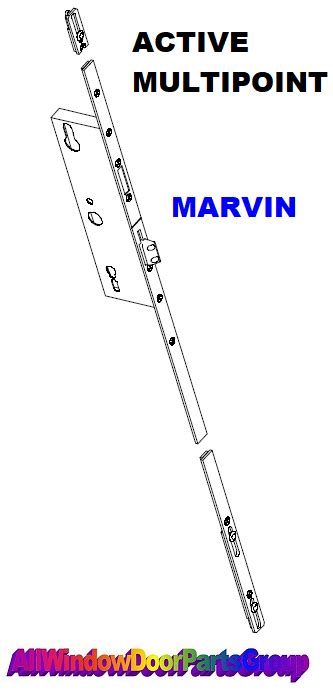 Marvin Primary Multipoint Lock Assembliy Faceplate Deadbolt
