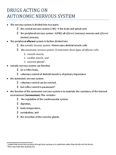 2autonomic Nervous System Pdf Autonomic Nervous System Nervous System