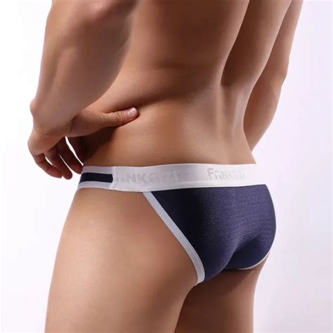 Aliexpress Buy Men S Underwear Low Waist Sexy Men S Drawled Bright Faced Hight Elasticity