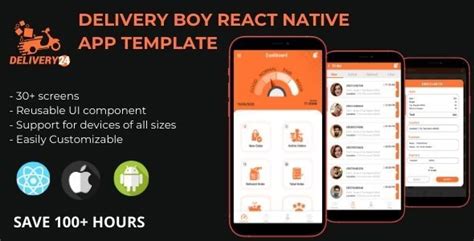 Delivery Boy React Native App Code Market