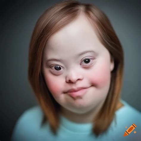 Professional Portrait Of A Woman With Down Syndrome