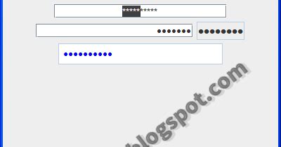JPasswordField Example In Swing Java Demos