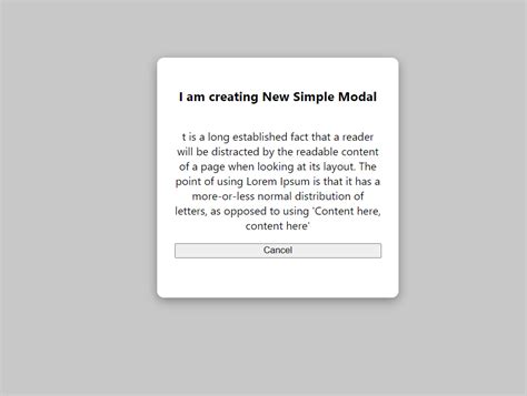 Github Vishal221302create Basic Modale React Js Create A Simple And
