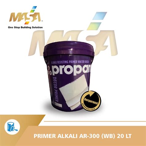 Jual CAT TEMBOK MURAH DASAR PRIMER ALKALI PROPAN AR 300 WB 20 LT