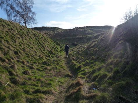 Clun Castle Moat © Fabian Musto Geograph Britain And Ireland