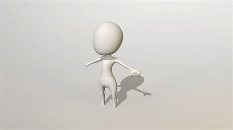 Chibi Male Base Mesh 3d Model
