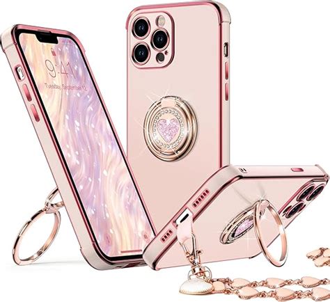 Amazon Com XYZ For IPhone Pro Max Case With Stand Phone Case With Double Ring Kickstand