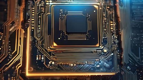 Premium Ai Image Advanced Technology On Cpu Processor Background For