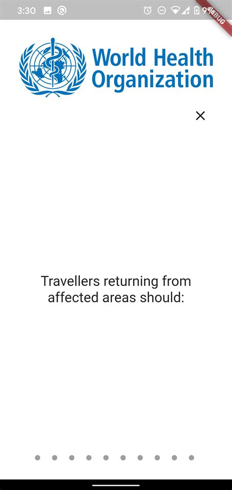 Page View Indicator Is Hidden After Pages Issue WorldHealthOrganization App GitHub