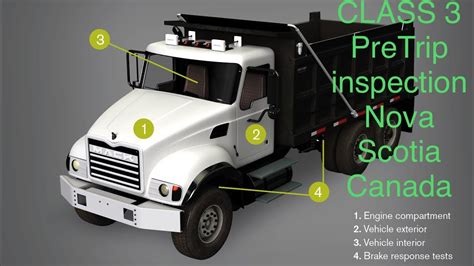 Step 14 Walk Around Nova Scotia Class 3 Pretrip Inspection Youtube