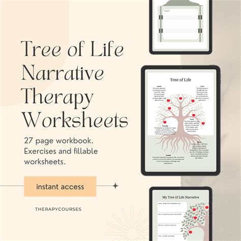 27 Narrative Therapy Worksheets Introduction Tree Of Life Pdf Work
