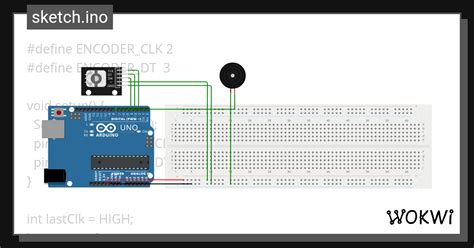Rotary Encoder Test 1 Wokwi Esp32 Stm32 Arduino Simulator