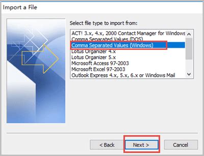 How To CSV Contacts Import Or Export In Outlook 2007 2016