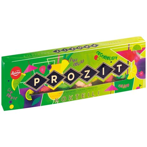 Laima Prozit Cocktails Chocolate Candy Assort With Liquors Cream