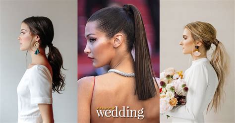 ทรงผมเจ้าสาวงานเย็น แบบเกล้าหางม้า ได้ลุคเจ้าสาวสมัยใหม่สุดๆ